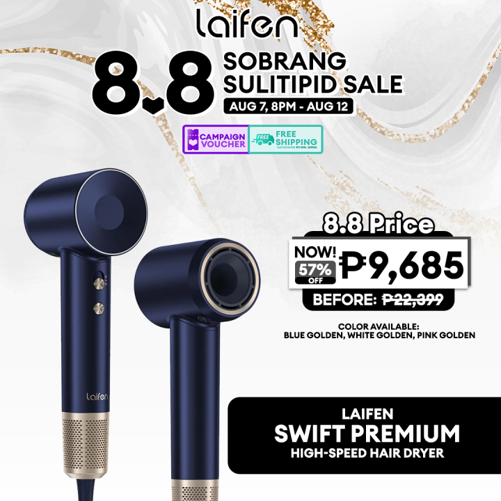 Laifen Swift Premium High-Speed Hair Dryer with Free Smooth Noozle ...