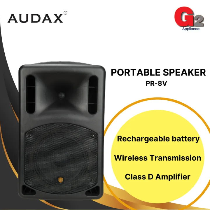 AUDAX PR-8V PORTABLE SPEAKER SYSTEM [READY STOCK]-AUDAX WARRANTY ...