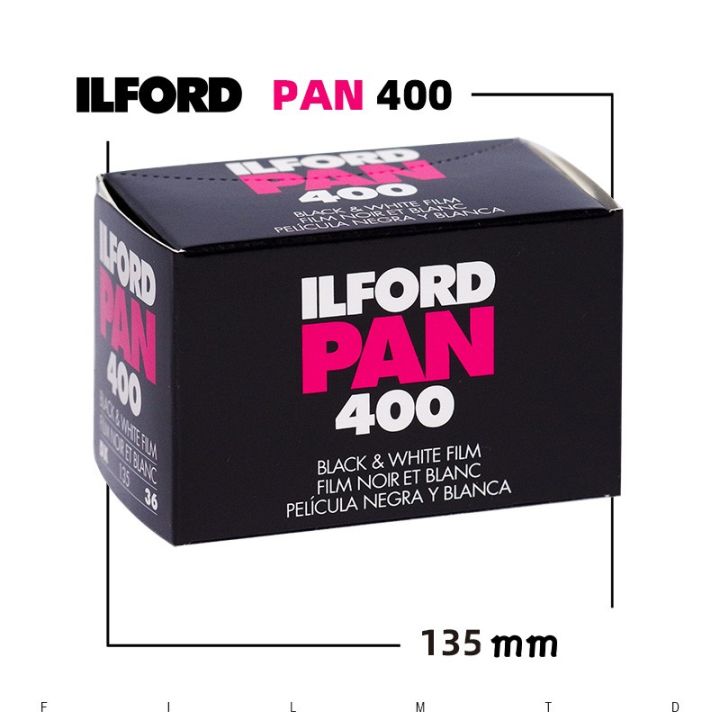 1-3ม้วนคุณภาพสูงสำหรับ ILFORD Pan 400ฟิล์มขาวดำ135ฟิล์มลบขนาด35มม. B ...