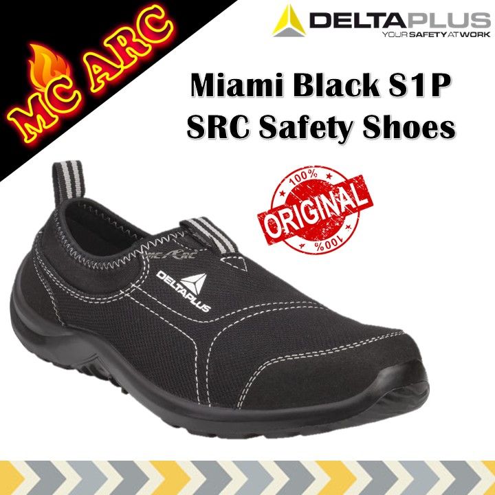Delta Plus MIAMI S1P SRC Safety Shoes Original | MC ARC | Authentic ...