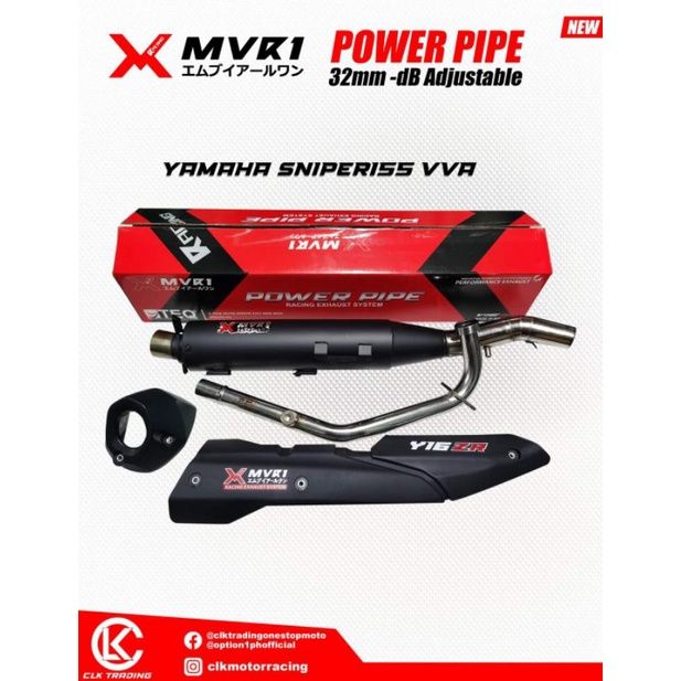 MVR1 POWER PIPE ADJUSTABLE SOUND FOR SNIPER 155 | Lazada PH