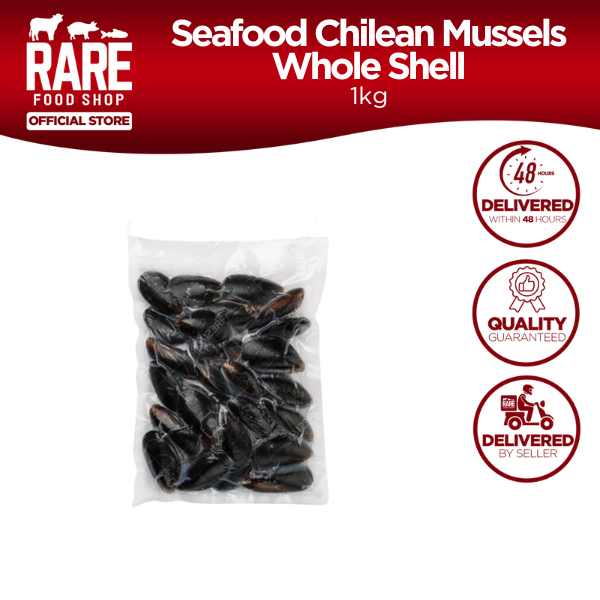 Rare Food Shop Seafood Chilean Mussels Whole Shell 1kg | Lazada PH