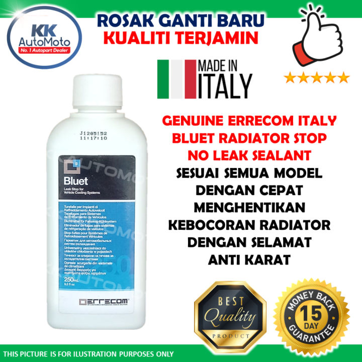 1 Bottle Bluet Errecom Stop Leak Cooling Sealant System Stopper Anti ...