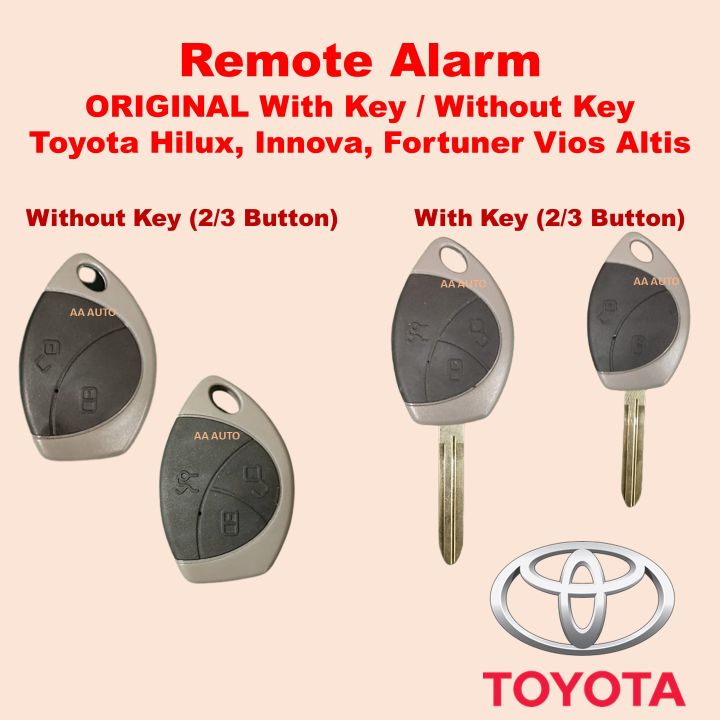 ORIGINAL Toyota Hilux, Innova, Fortuner Key Cover with / without Key ...