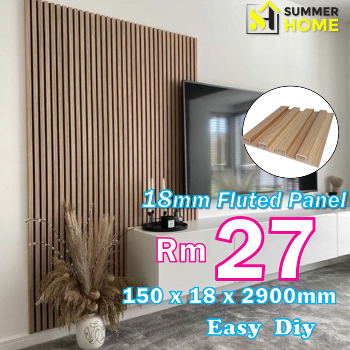 18mm Fluted Wall Panel Wood Strip Series Panel Wall Decoration Wood ...