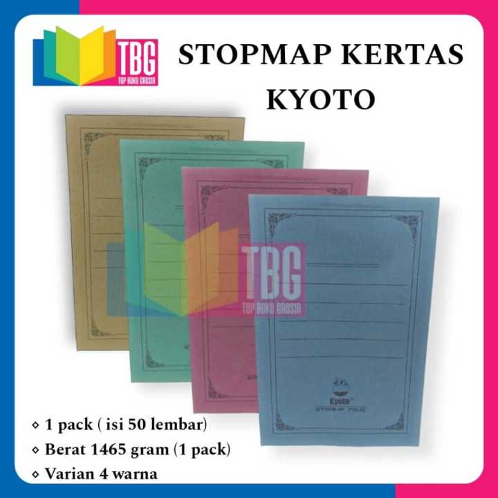 1 PACK (50PCS) STOPMAP KERTAS / MAP KERTAS / MAP DOKUMEN / STOPMAP ...