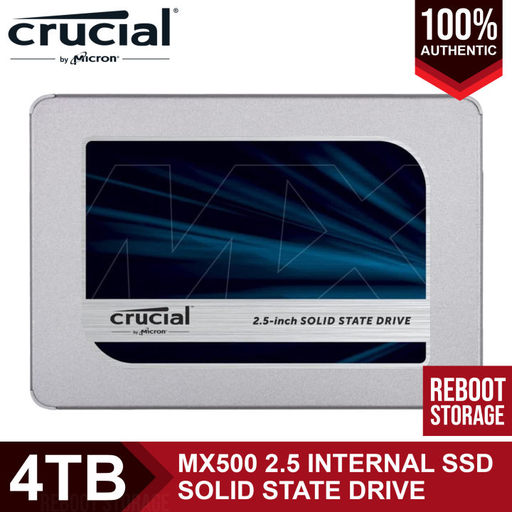 Crucial MX500 4TB 2.5" SATA III 3D NAND Internal Solid State Drive SSD CT4000MX500SSD1 | Lazada PH