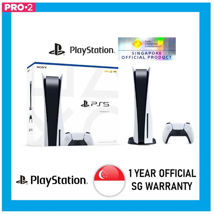 Ps5 Console Standard Disc Singapore Playstation Official Warranty
