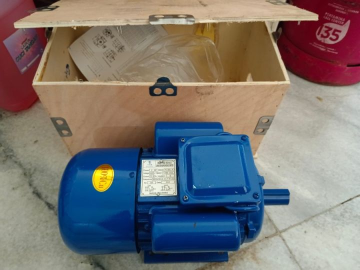 Dinamo Motor / Elektro Motor 5HP 4Pole 1Phase 3.7KW Dynamo Electric ...