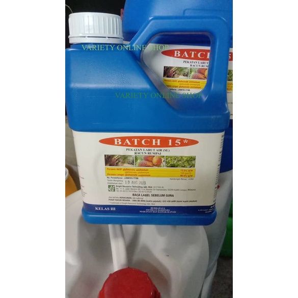 4L Batch 15 Glufosinate Ammonium 13.5% Bright Resource Glufosinate ...