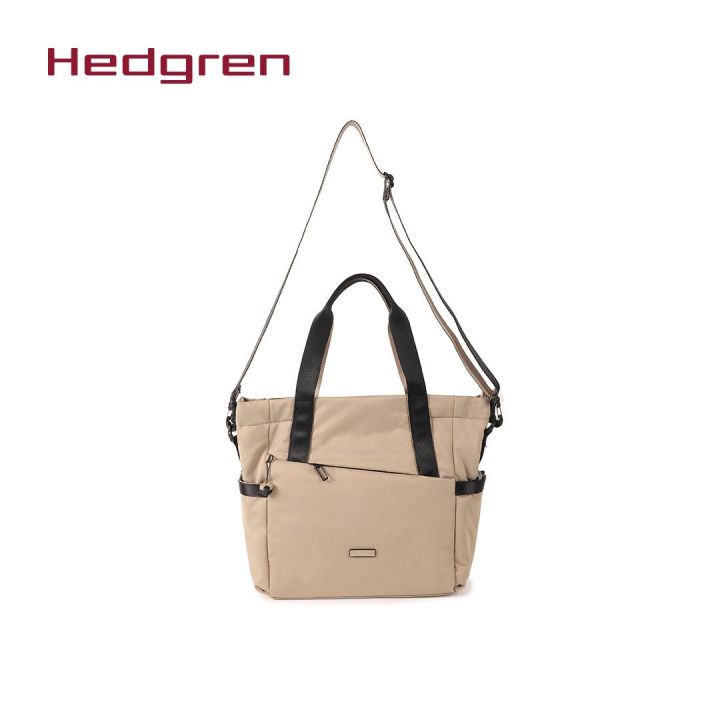 Hedgren Galactic Tote Bag Stone Beige 17.0L | Lazada PH