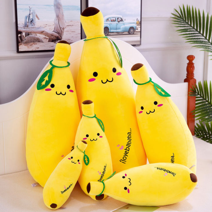 ASM Banana Plush Toy Cute Soft Toy Hugging Sleeping Plushie Pillow ...