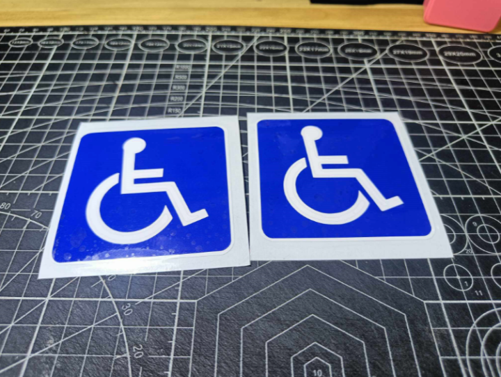 PWD Disabled Handicapped Car Decal Sticker | Lazada PH