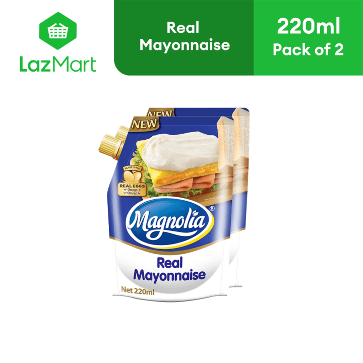 Magnolia Real Mayonnaise Made with Real Eggs with Omega 3 and 6 220ml ...