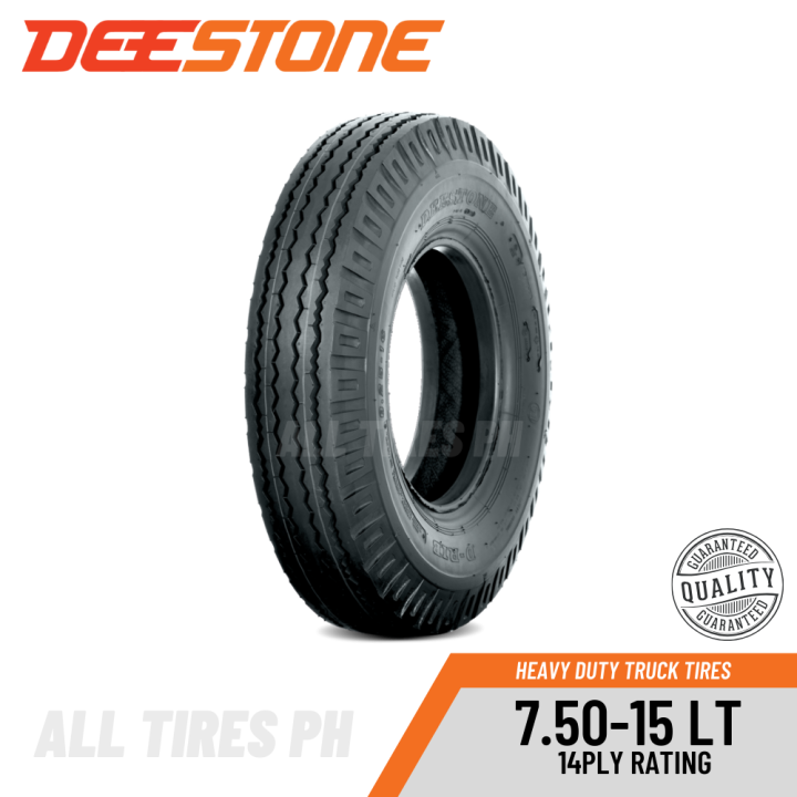 Deestone 7.50-15 14PR Rib ( Thailand Made ) Truck Tires - 750x15 TIRE ...