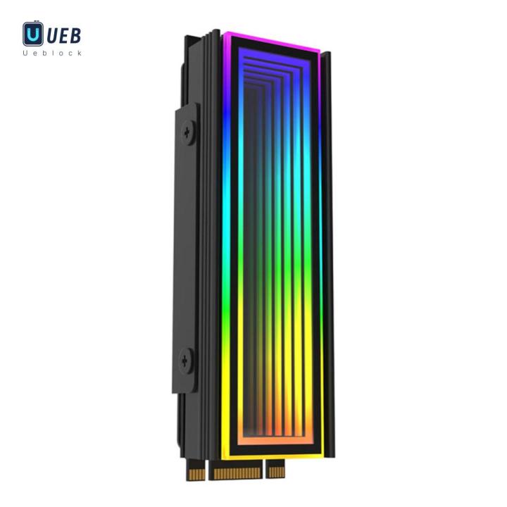 Ueblock M.2 Nvme Solid State Hard Disk Cooler 5V 3PIN ARGB Heat Cooler ...