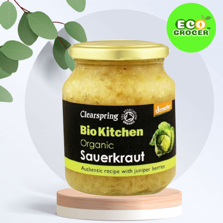 Clearspring Organic Sauerkraut 有机酸菜 360g / Organic Sweetcorn 有机甜玉米 350g ...