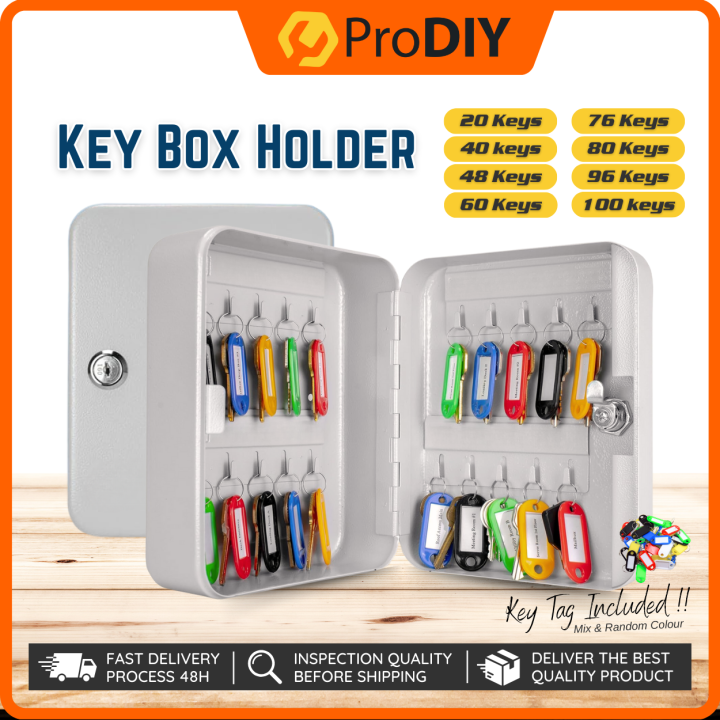 Lockable Security Metal Key Cabinet / Storage Box Key Box ( 20 / 40 ...