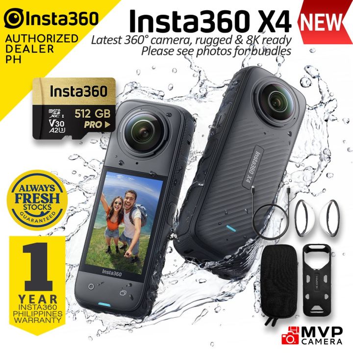 [AUTHORIZED PH] NEW Insta360 X4 Insta 360 Ultimate 8K 360º Action Camera Insta 360 MVP CAMERA ...