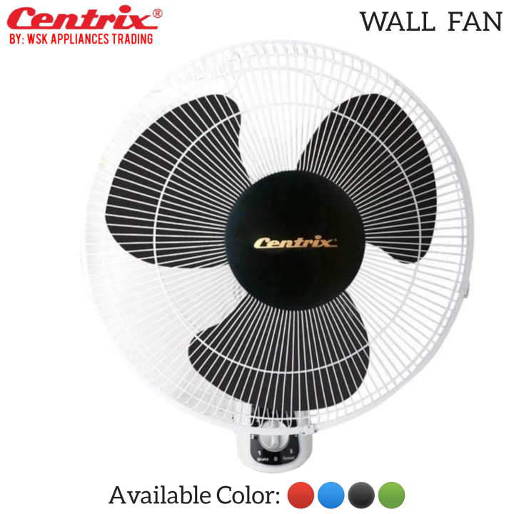 Centrix 16" Wall Fan 3-Petal Blades (color may vary) CX-1666WF | Lazada PH
