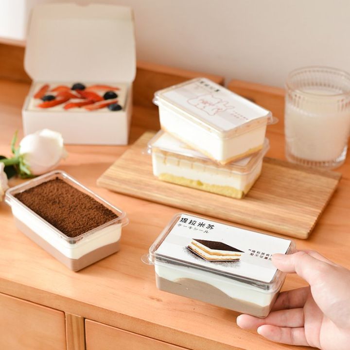 READY STOCK IN MSIA!!! Dessert Packaging Box Cake Tiramisu Square ...