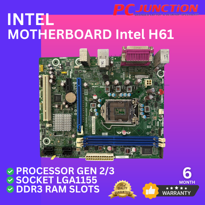 Motherboard Intel DH61WW Intel® H61 LGA 1155 | Lazada
