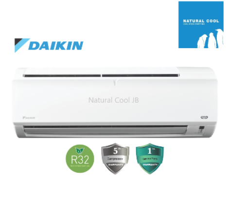 Aircond DAIKIN R32 non inverter (WIFI) 1.0hp/ 1.5hp/ 2.0hp/ 2.5hp | Lazada