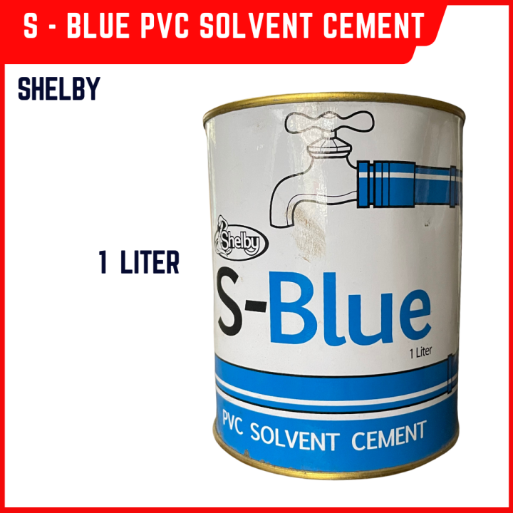 S-BLUE PVC SOLVENT CEMENT 1 LITER (SCLSB) | Lazada PH