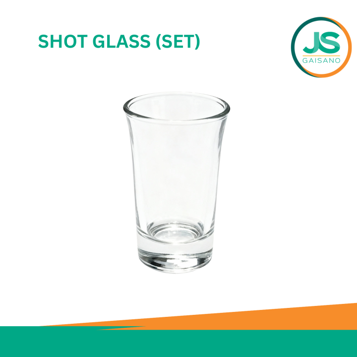Elegant Tall and Short Round Shot Glass – Premium Quality 6 Pcs(Set ...