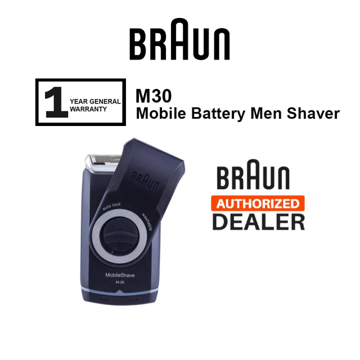 BRAUN M30 Germany Mobile Battery Men Shaver Washable and Wide Floating ...