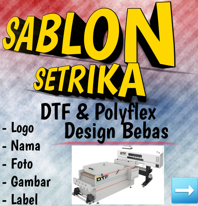 Sablon Logo / Bebas Design | Lazada Indonesia