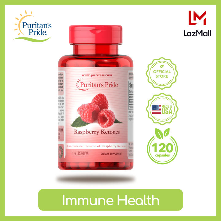 Puritan's Pride Raspberry Ketones 100 mg 120 capsules | Lazada PH