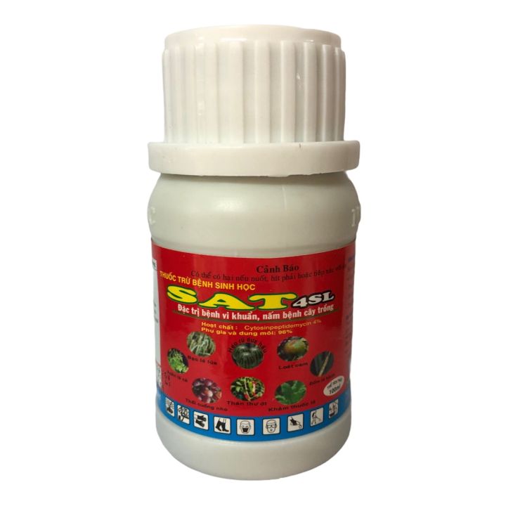 Thuốc trừ nấm bệnh vi khuẩn sinh học - SAT 4SL 100ML - Trừ bệnh thối ...