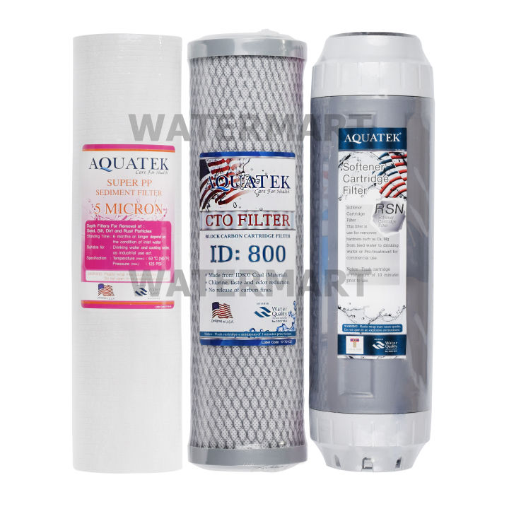 AQUATEK SILVER Water Filter ชุดไส้กรองน้ำ Standard Set B | Lazada.co.th