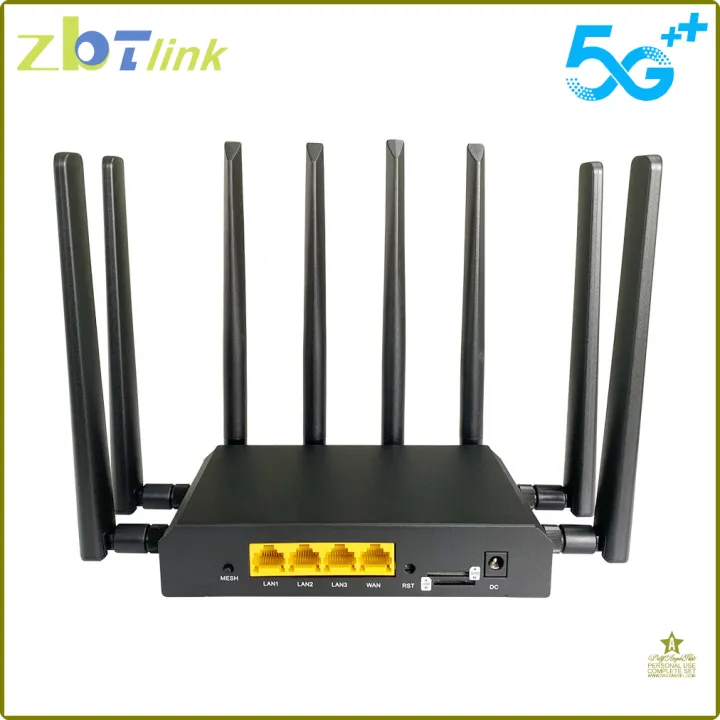 [uanwe] Zbtlink Wifi6 Dual SIM Card 5G Router 1800Mbps Openwrt 3 ...