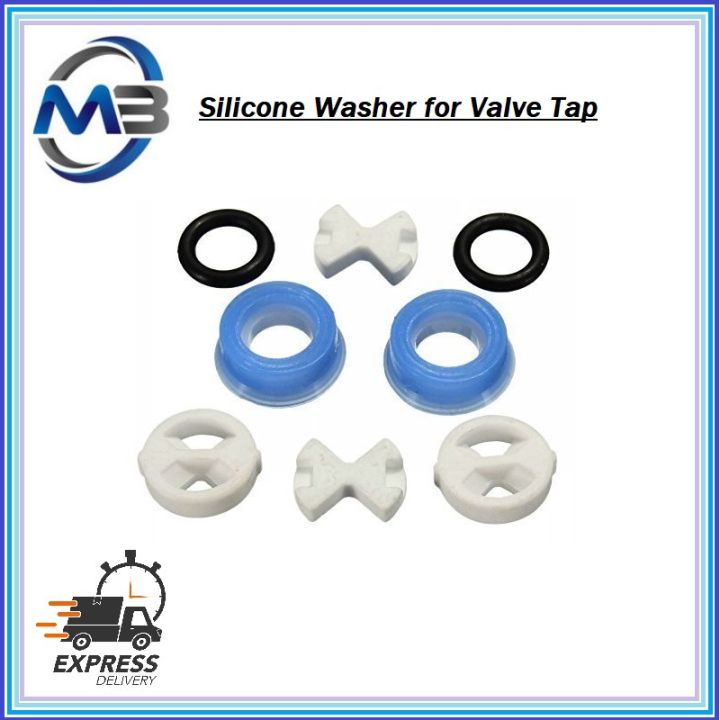 1/2'' Replacement Ceramic Disc & Silicon Washer insert Turn Set for ...
