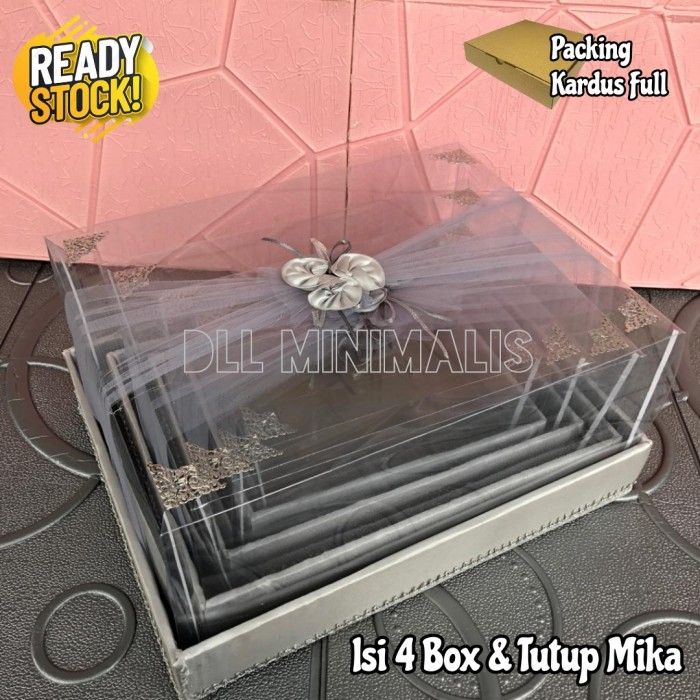 SOUVENIR KOTAK HANTARAN PERNIKAHAN/BOX SESERAHAN/BOX HANTARAN 1 SET ISI ...