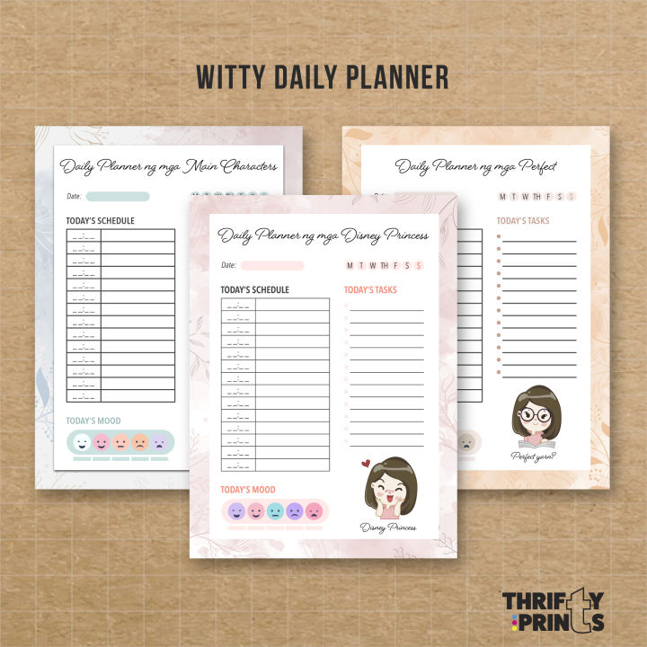 Witty Daily Planner | Tear-off Binding | 30 sheets | Lazada PH