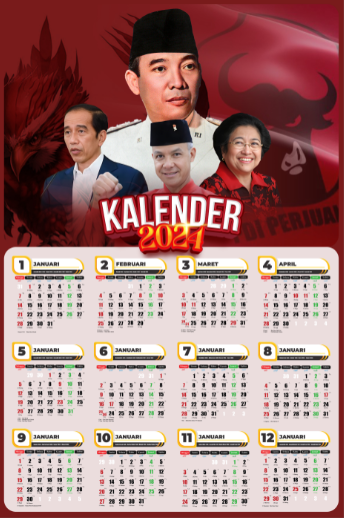 KALENDER 2024 DESIGN PARTAI TERMURAH, TERBARU DAN TERKINI, KALENDER ...