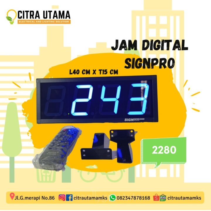 JAM DIGITAL SIGNPRO 2000 K2280 | Lazada Indonesia