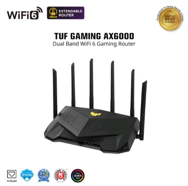 Asus TUF-AX6000 WIRELESS AX6000 DUAL BAND GIGABIT WI-FI 6 TUF-AX6000 | Lazada.co.th