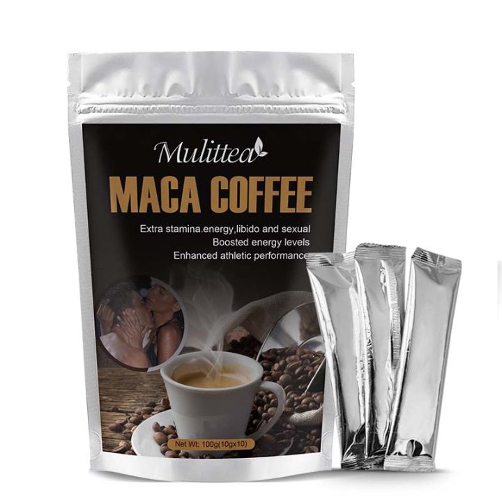 Mulittea Maca Coffee Energy ＆ Stamina Booster Stress Relief Enhance ...