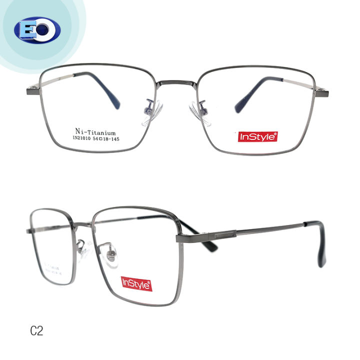 EO Instyle IN21010 Frame with Multicoated Lens / Non-graded Eyeglasses for Men and Women | Lazada PH