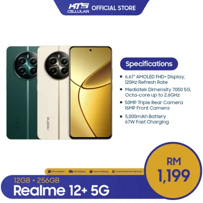 Realme 12 Plus Price in Malaysia & Specs - RM1199 | TechNave