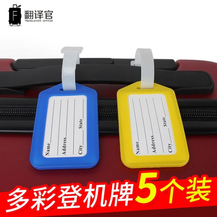 original MUJI 5 pieces Tags travel aircraft boarding pass rings checked ...