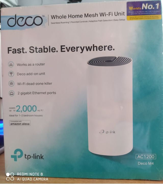 TP-Link Deco M4(1-pack) AC1200 Whole Home Mesh Wi-Fi System | Lazada PH