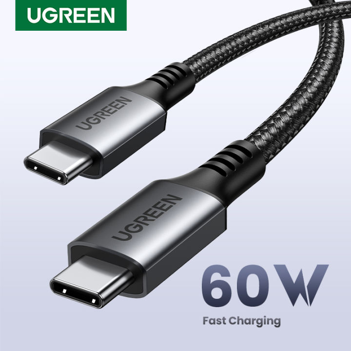 UGREEN 60W USB C Fast Charging Cable for iPhone 15 Series Samsung S24 S23 Ultra iPad Macbook ...