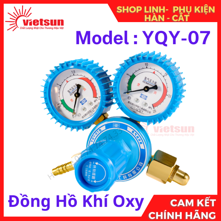 Đồng hồ khí Oxy YQY-07 dùng trong hàn cắt gió đá (bộ điều áp) | Lazada.vn
