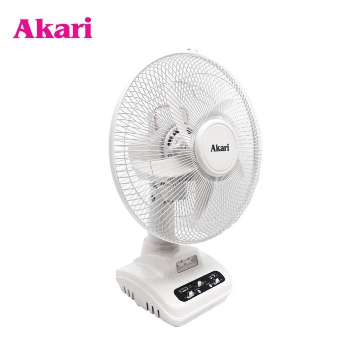 Akari 12-inch Rechargeable Oscillating Fan (ARF-5313F) | Lazada PH