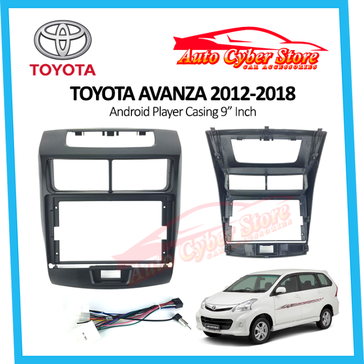 9" Inch Android Player Casing Frame For Toyota Avanza 2012 2013 2014 ...